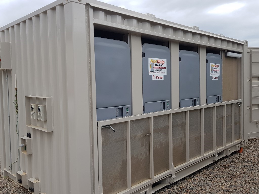 Shower Blocks (6 head) - Norquip Hire NQ Pty Ltd